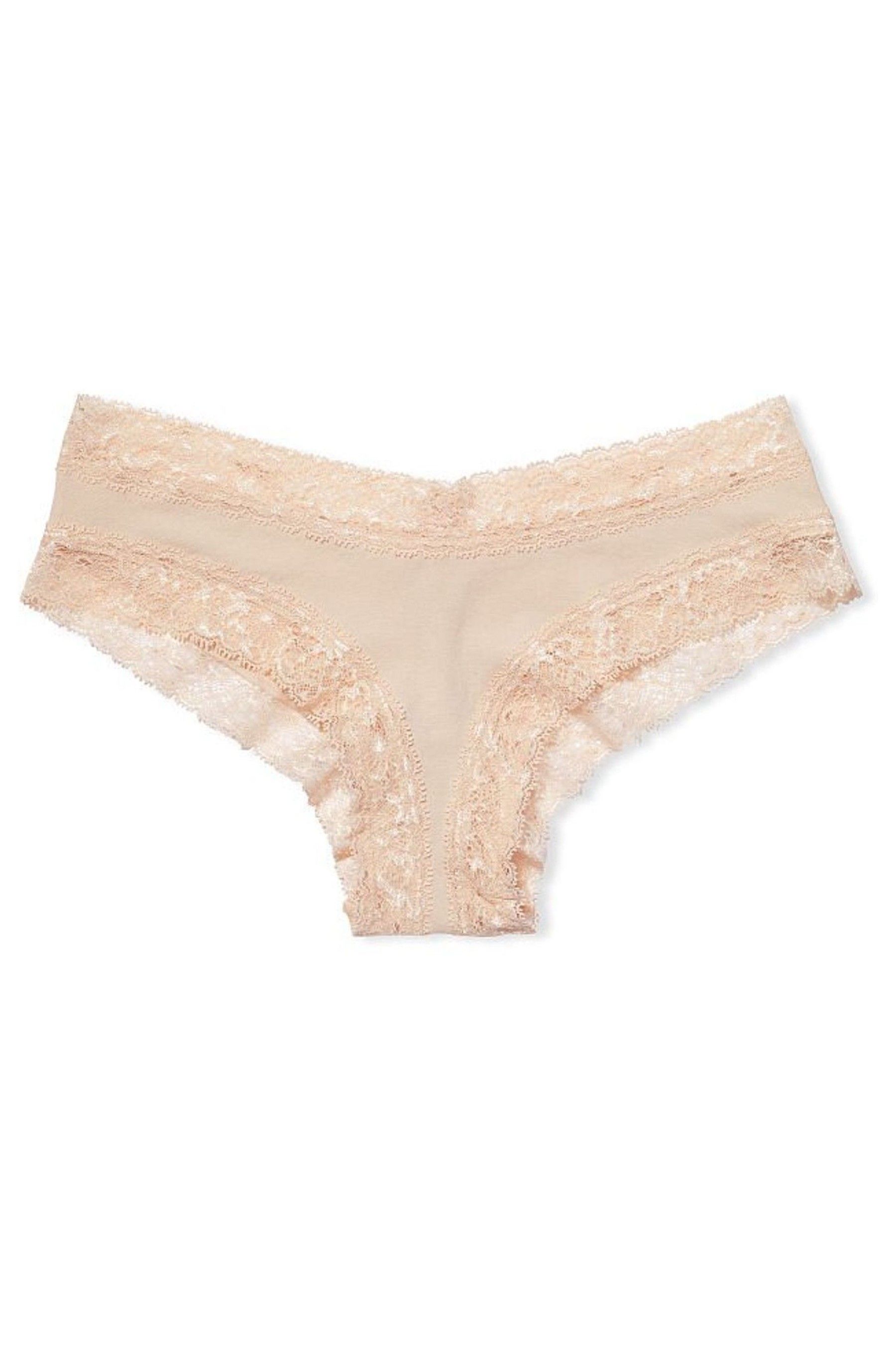 Buy Victorias Secret Cotton Lace Waist Cheeky Knickers From The
