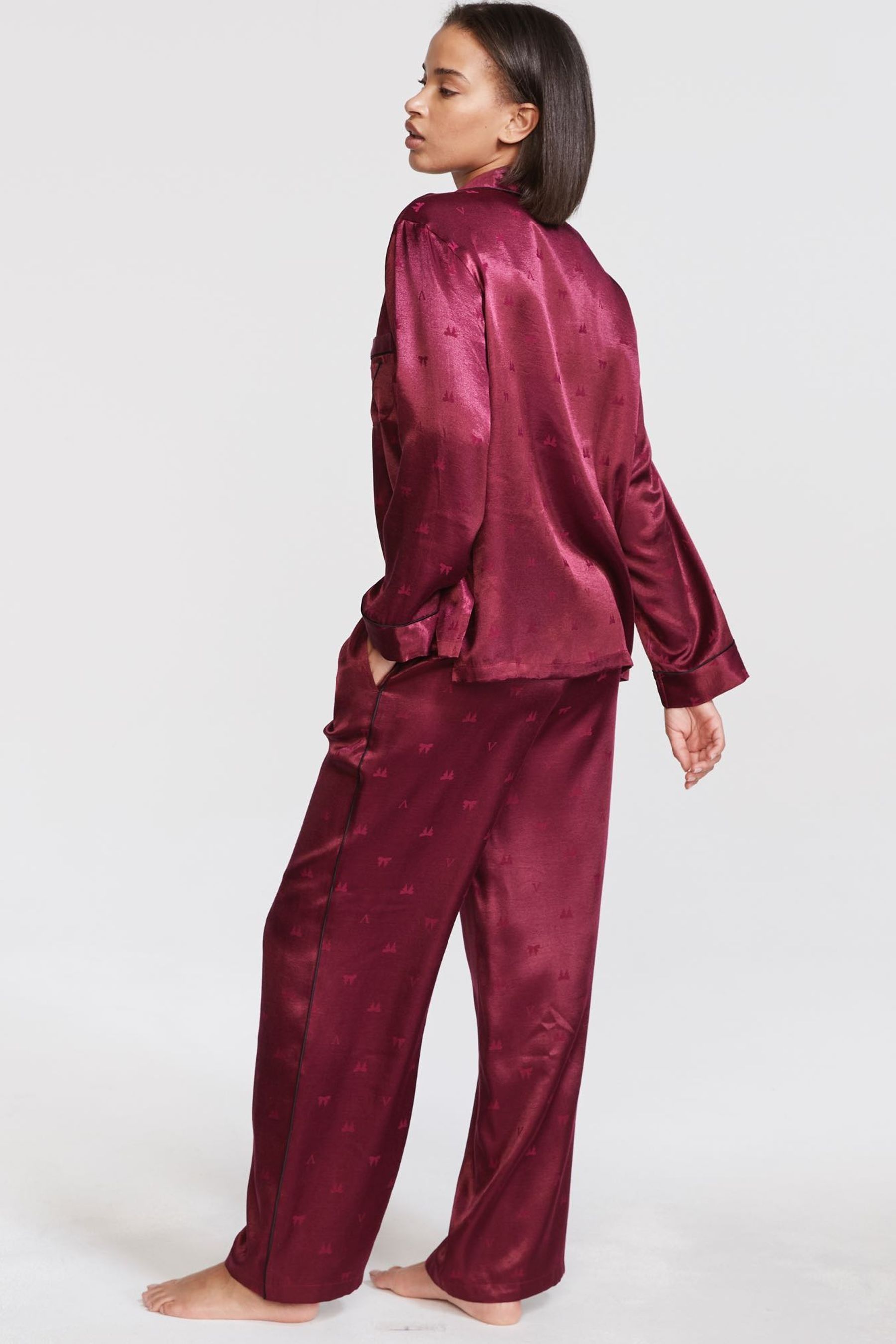 Buy Victoria's Secret Satin Long Pyjamas from the Victoria's Secret UK ...