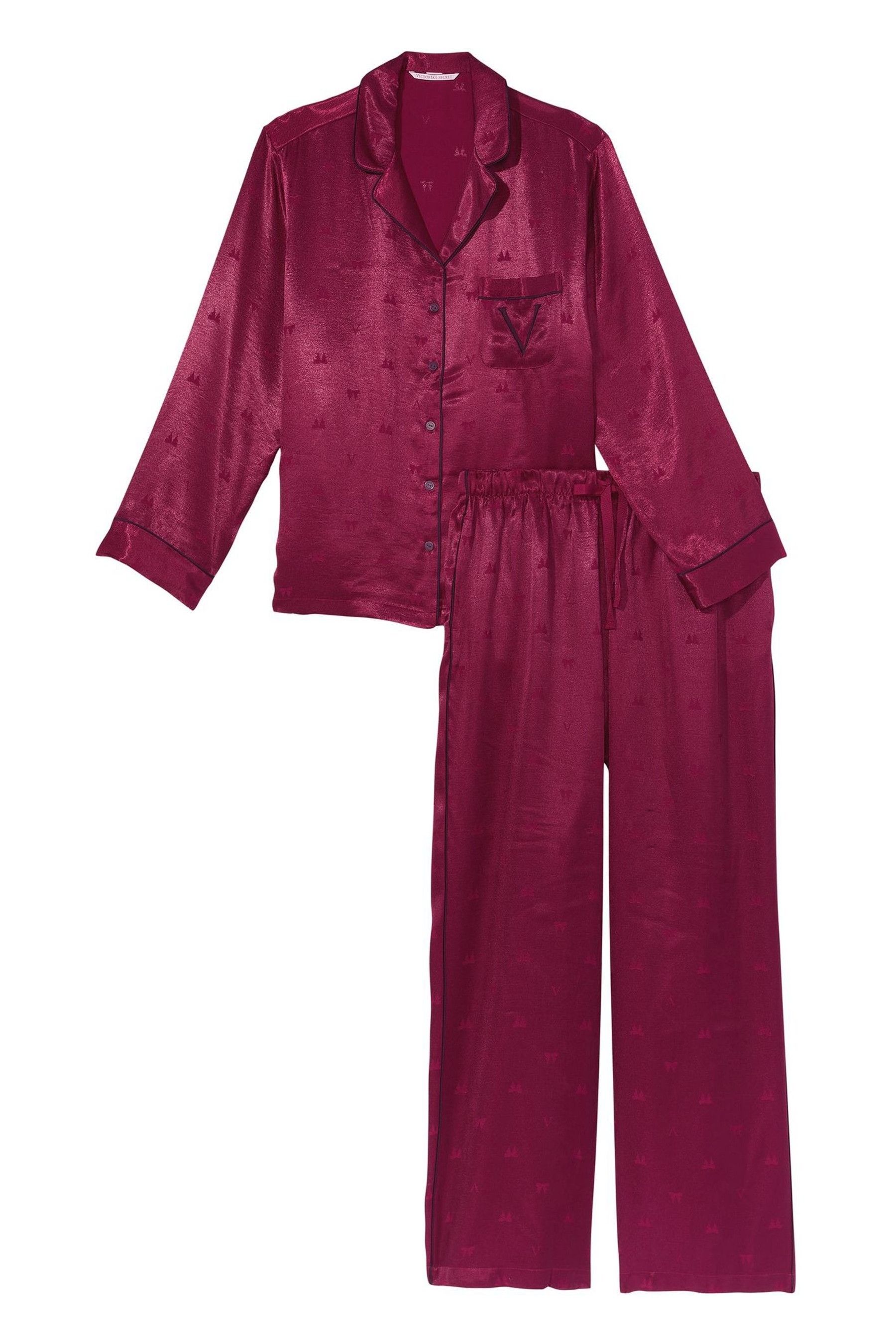 Buy Victoria's Secret Satin Long Pyjamas from the Victoria's Secret UK ...