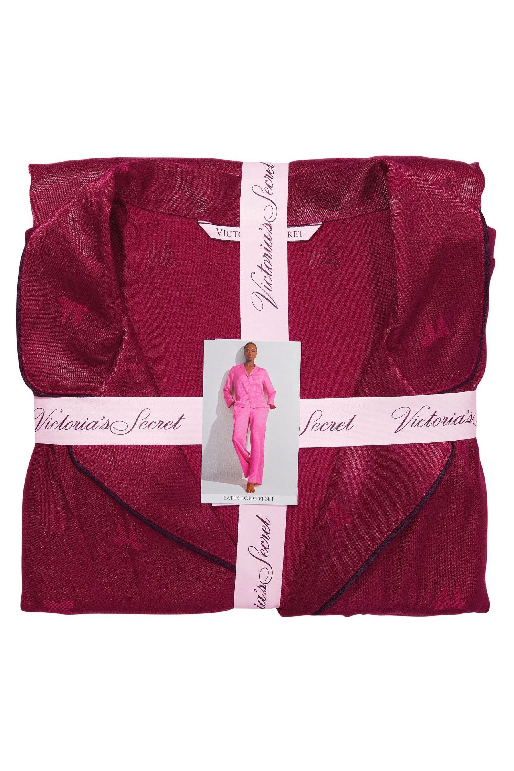Buy Victoria's Secret Satin Long Pyjamas from the Victoria's Secret UK ...