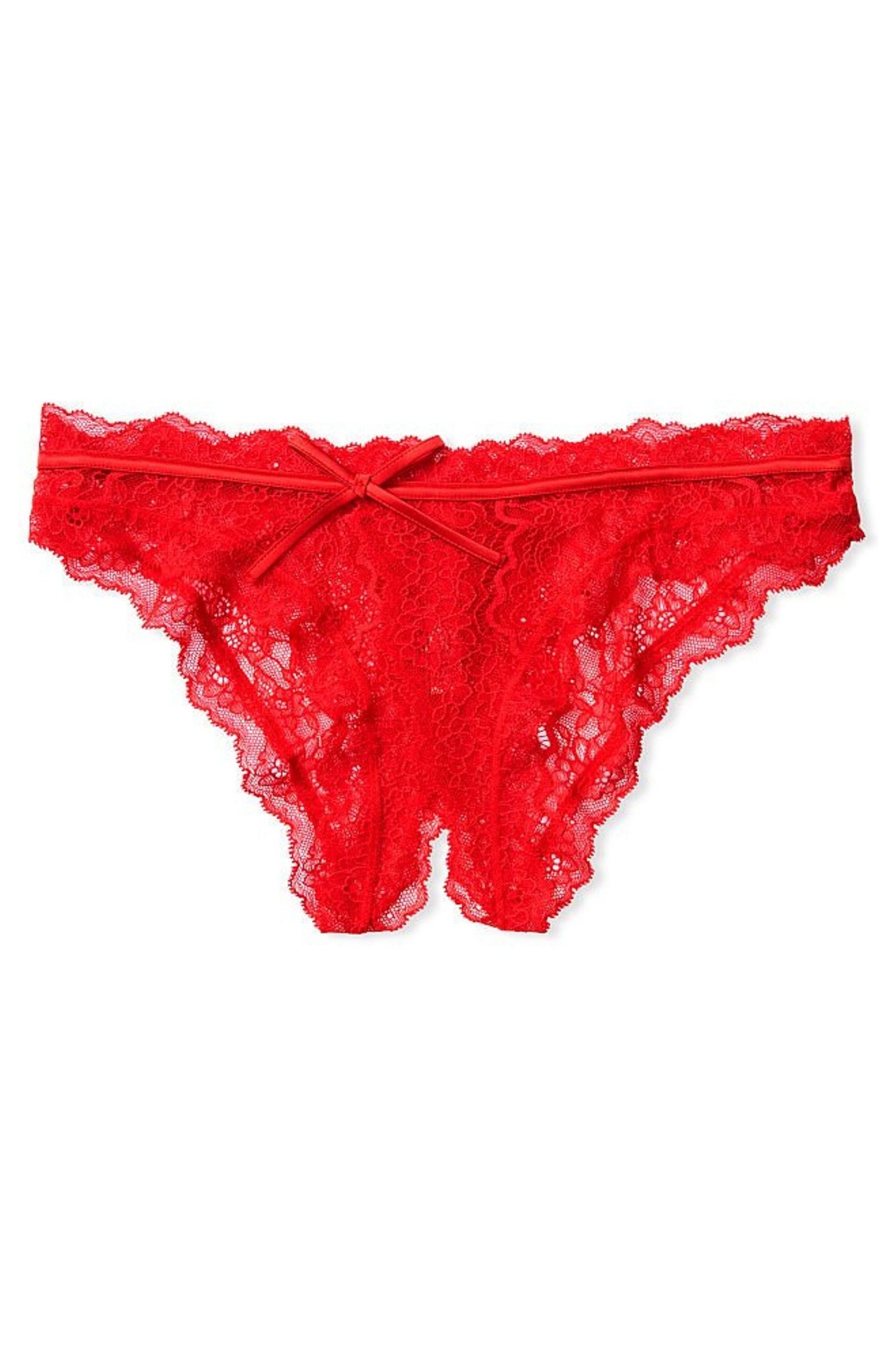 Buy Victoria's Secret Crotchless Lace Cheekini Panty from the Victoria ...