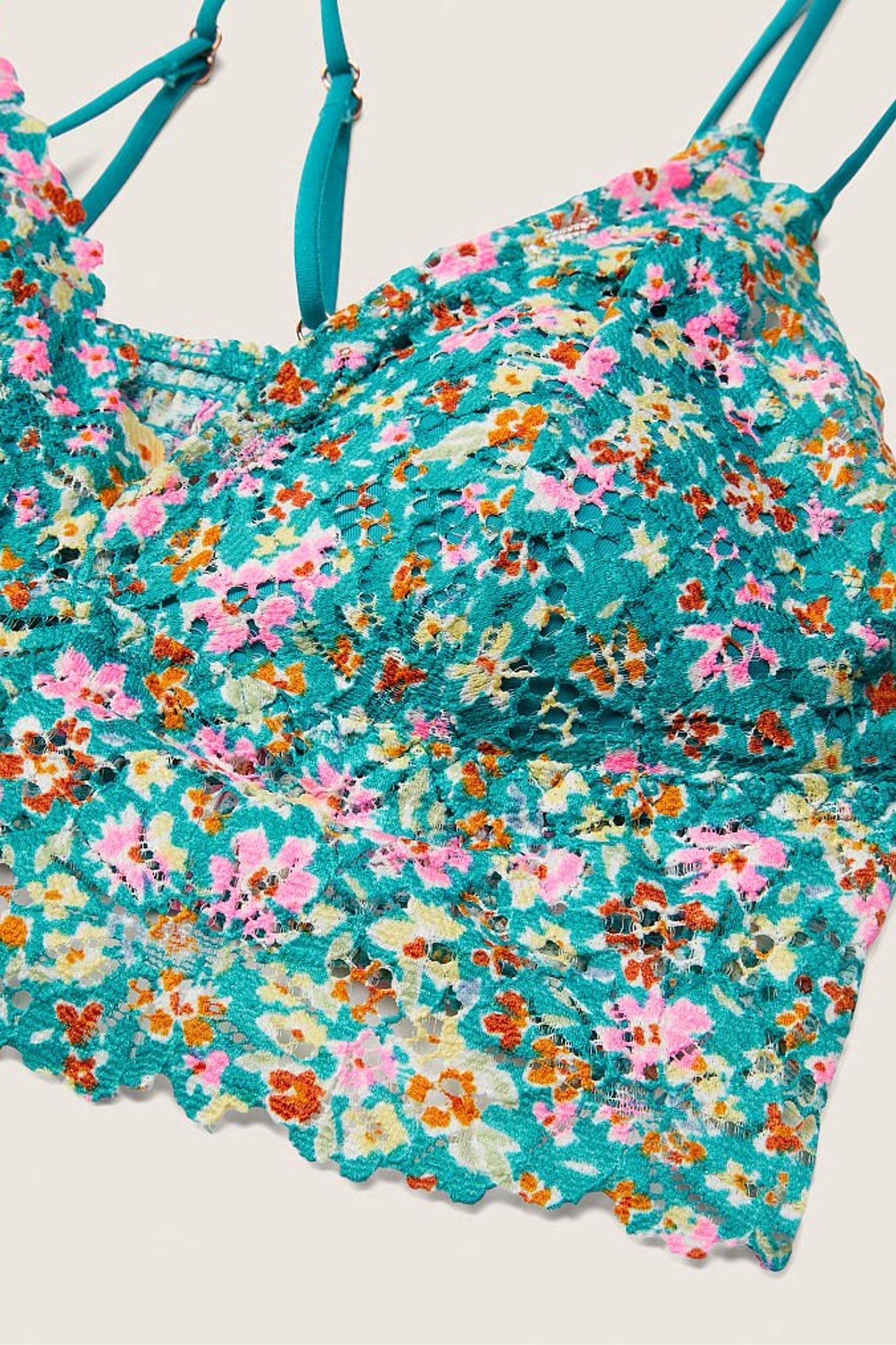 Buy Victoria's Secret Pink Longline Lace Bralette from the Victoria's ...