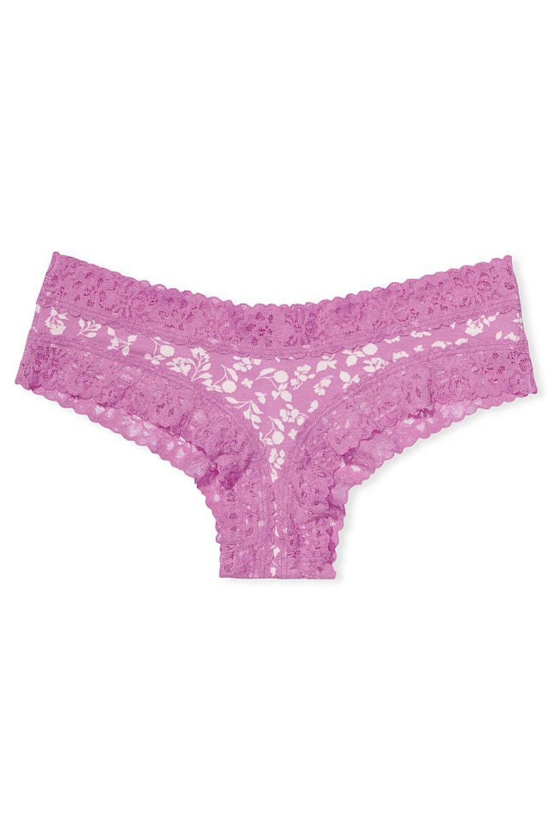Buy Victorias Secret Lace Waist Cotton Cheeky Panty From The Victoria