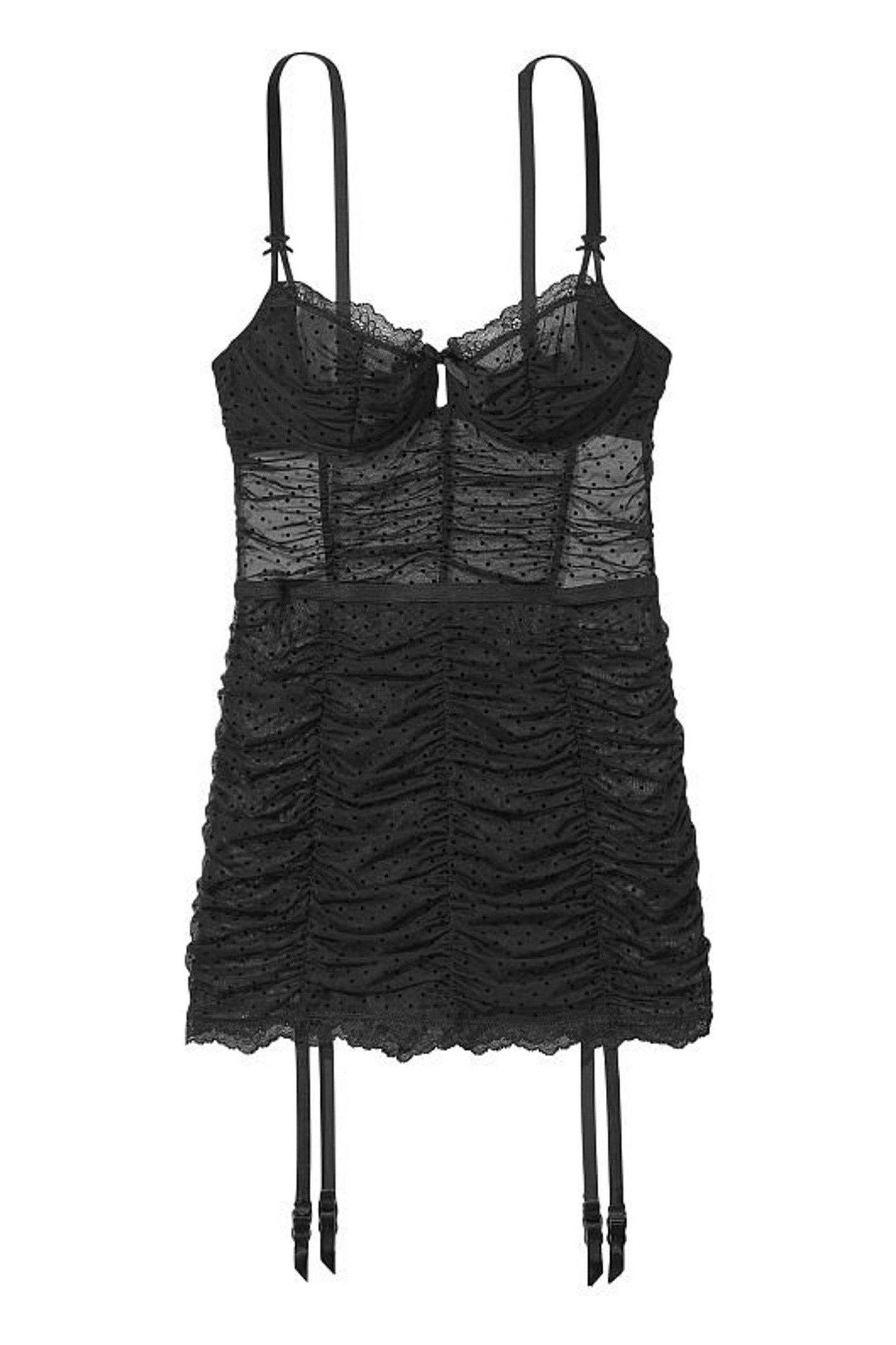 Victoria's Secret Sheer Ruched Garter Slip | Victoria's Secret Ireland
