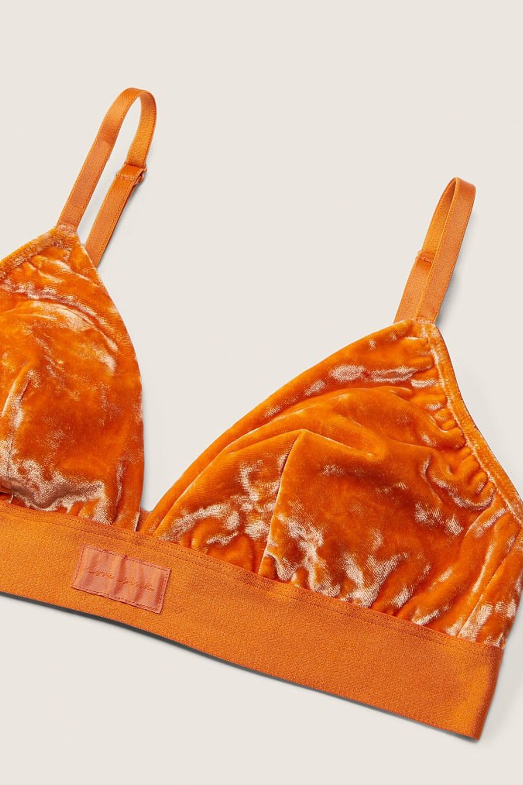 Buy Victoria's Secret PINK Velvet Unlined Triangle Bralette from the ...