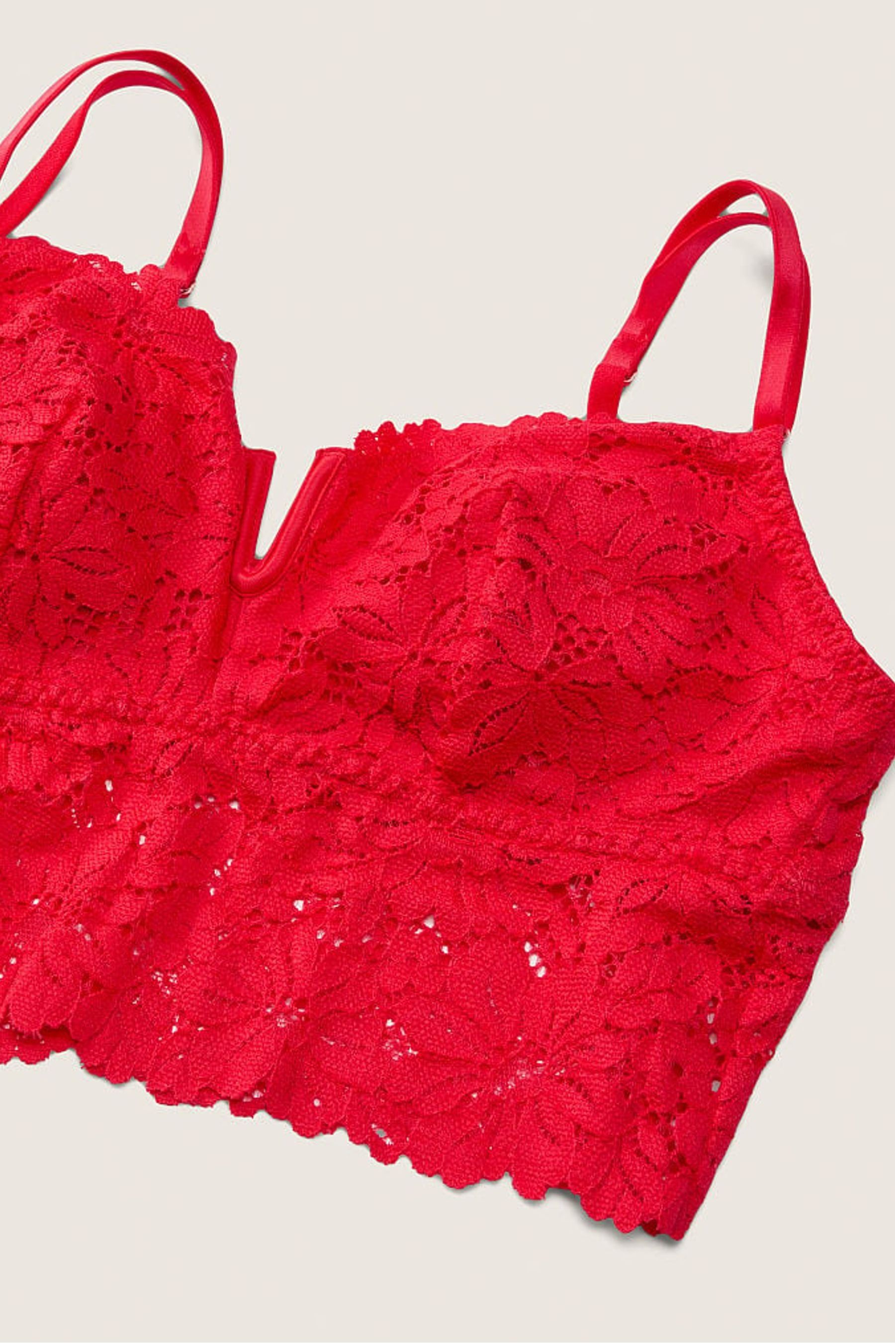 Buy Victoria's Secret PINK Lace Longline Bralette from the Victoria's ...