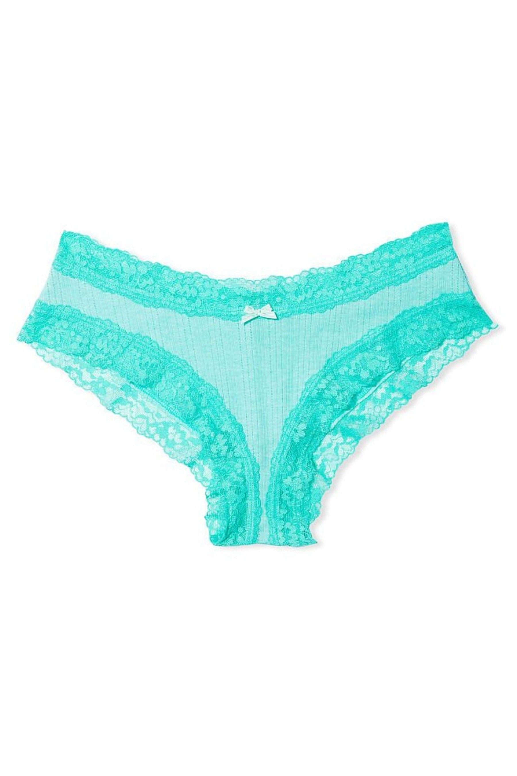 Victoria's Secret Cotton Lace Waist Cheeky Panty | Victoria's Secret ...
