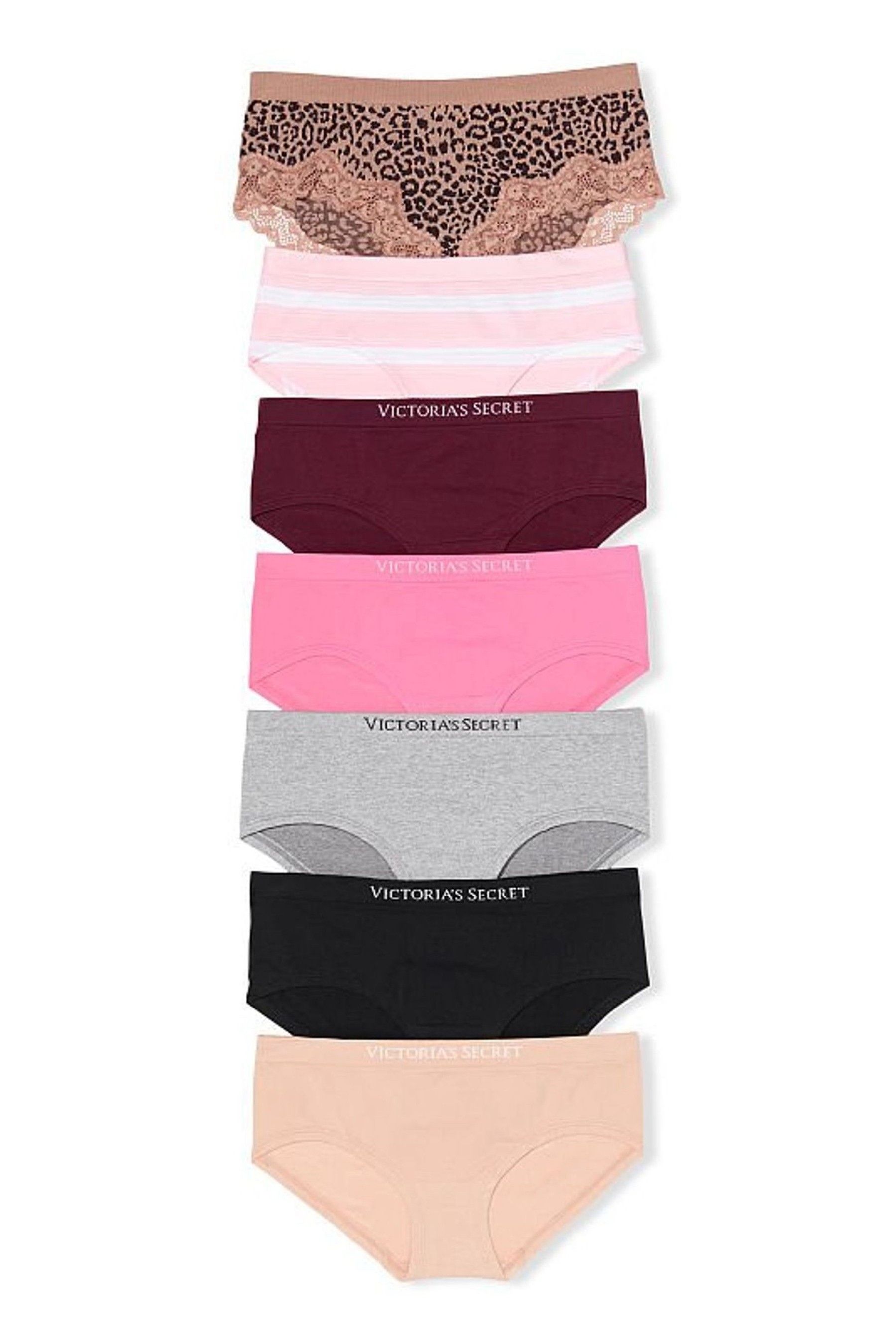 Buy Victoria's Secret Multipack Seamless Hipster Panties from the ... Buy Victoria's Secret Multipack Seamless Hipster Panties from the ...