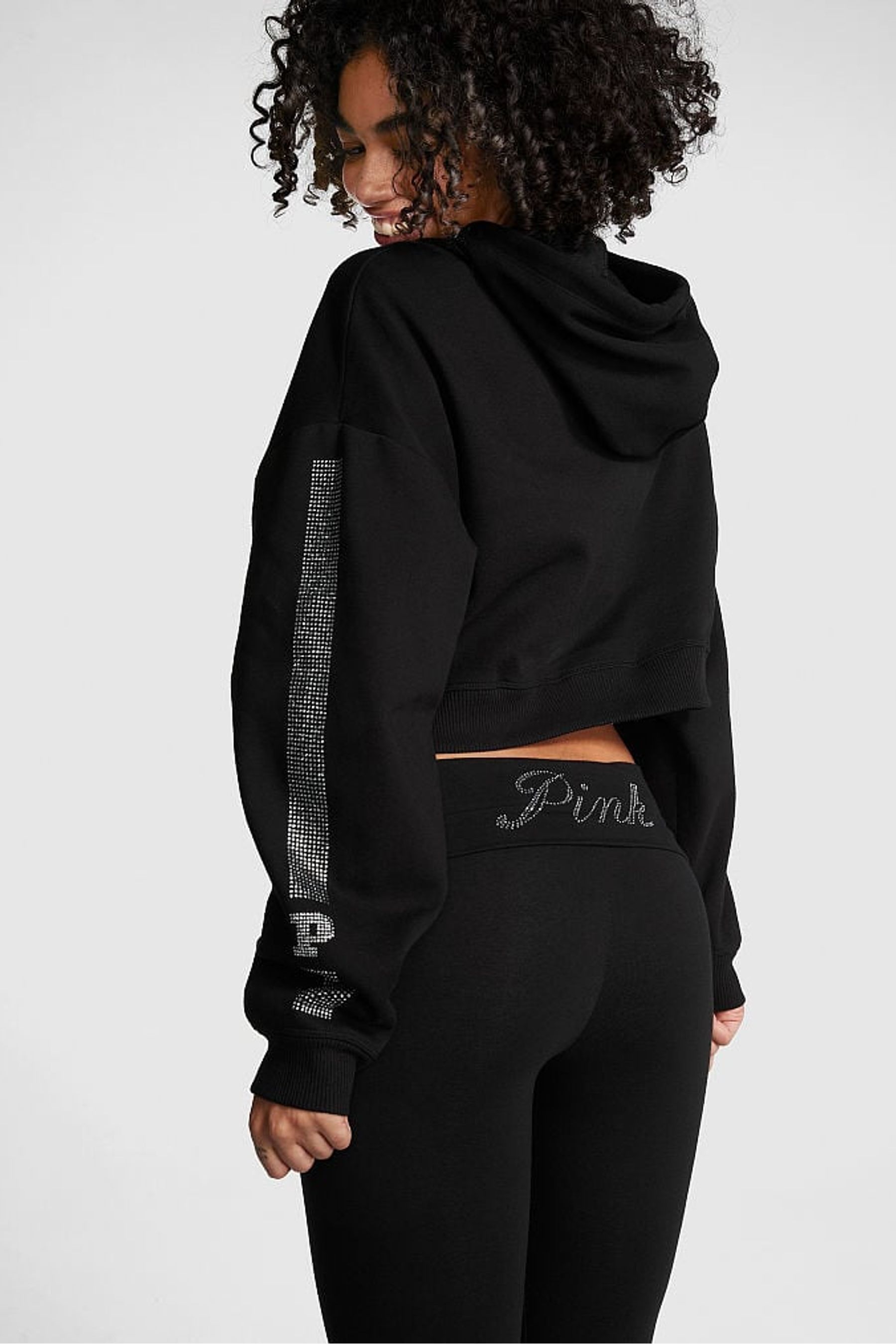 Victoria's Secret PINK Cotton Foldover Flare Legging | Victoria's ...