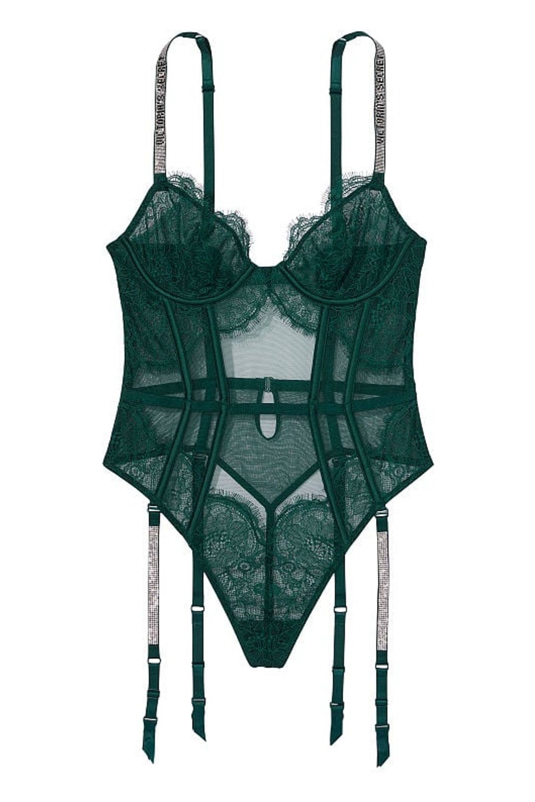 Buy Victoria's Secret Shine Strap Lace Bodysuit from the Victoria's Secret UK online shop