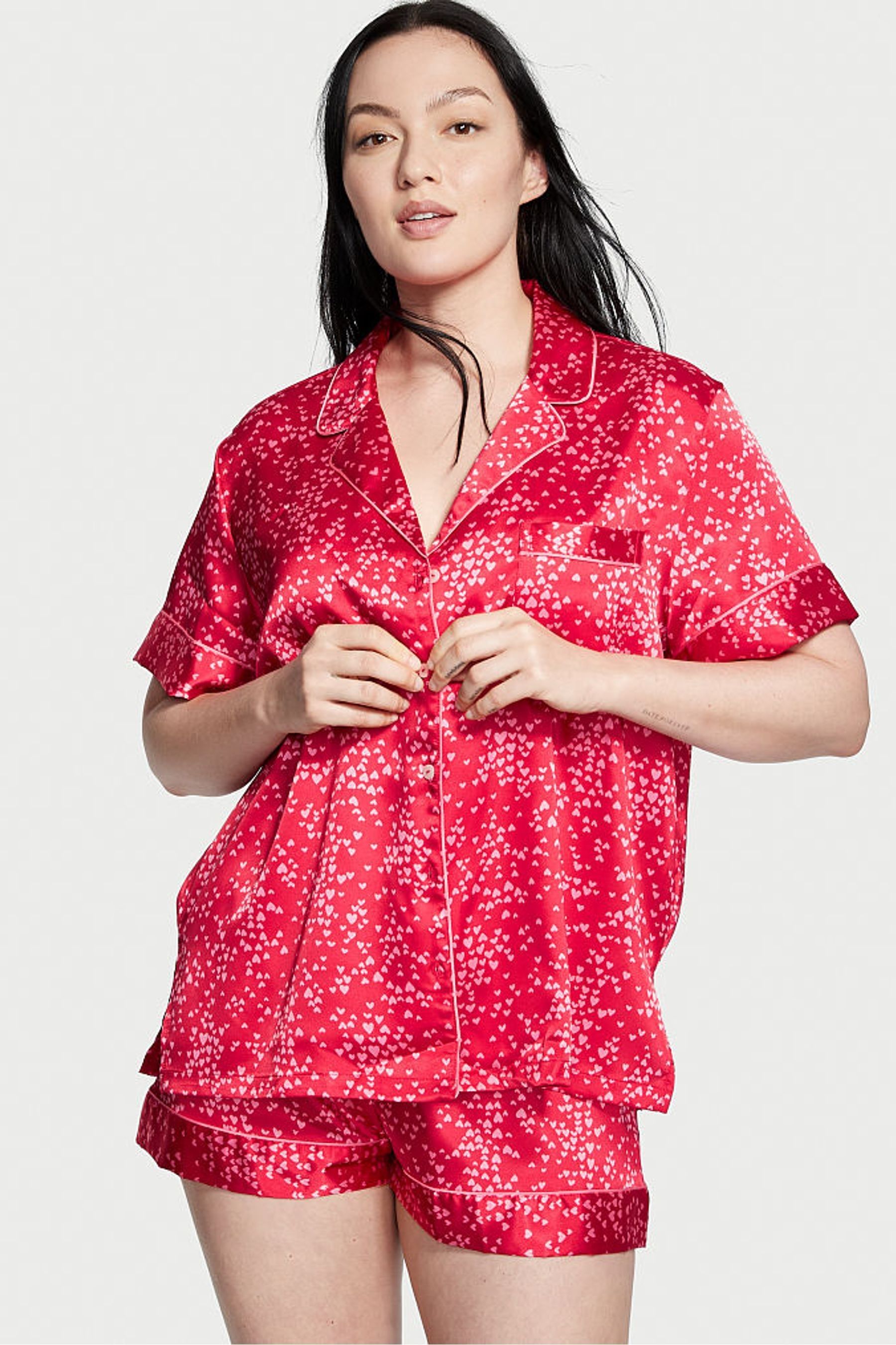 Victoria's Secret Satin Short Pyjamas | Victoria's Secret Ireland