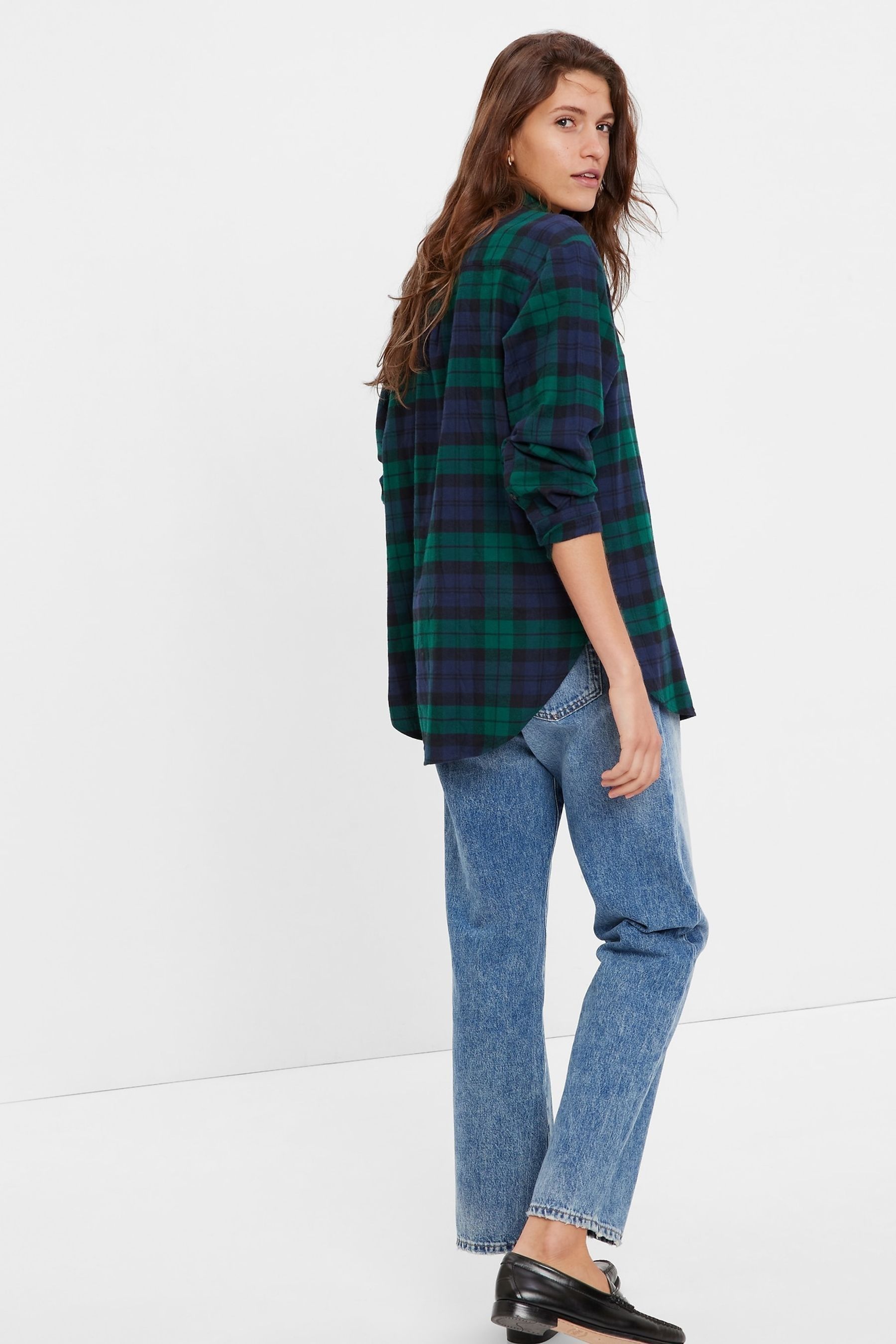 Buy Gap Long Sleeve Flannel Shirt from the Gap online shop