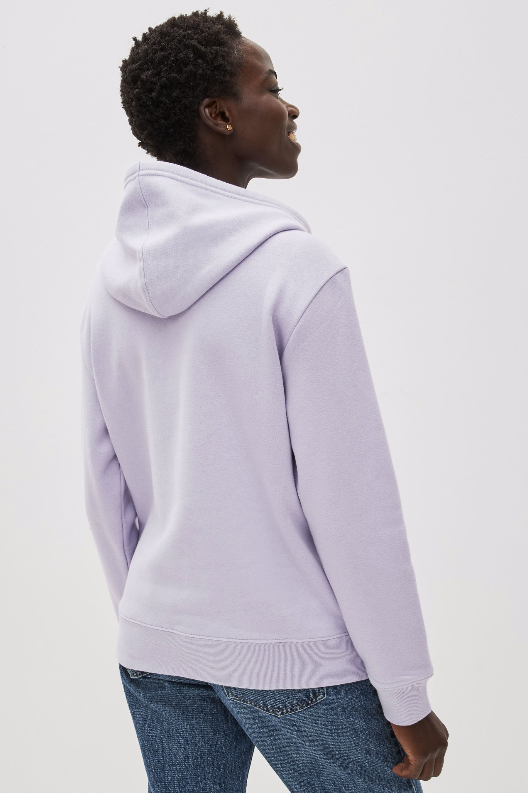 Buy Purple Lilac Logo Hoodie from the Gap online shop