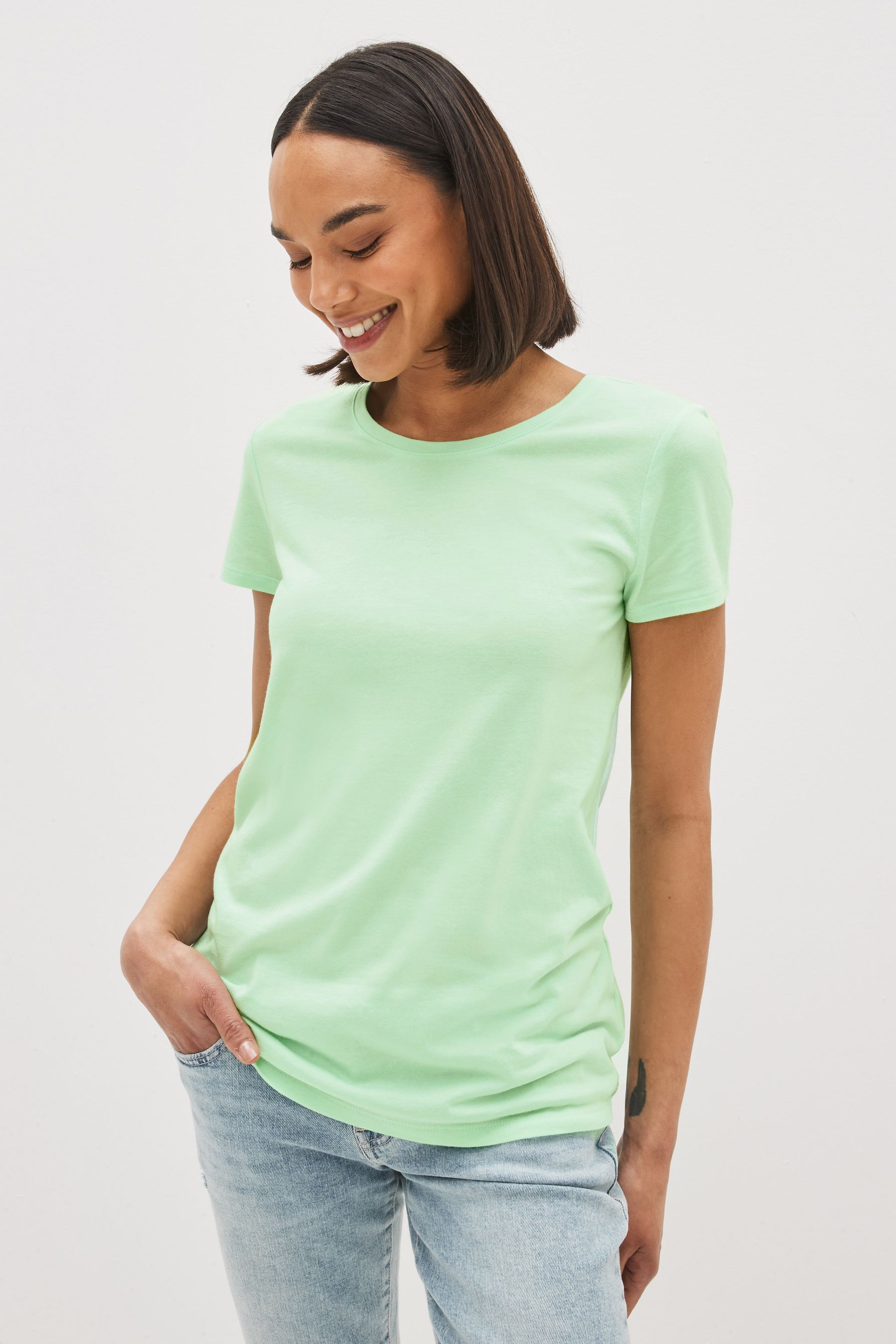 Buy Gap Favourite Short Sleeve Crew Neck T-Shirt from the Gap online shop