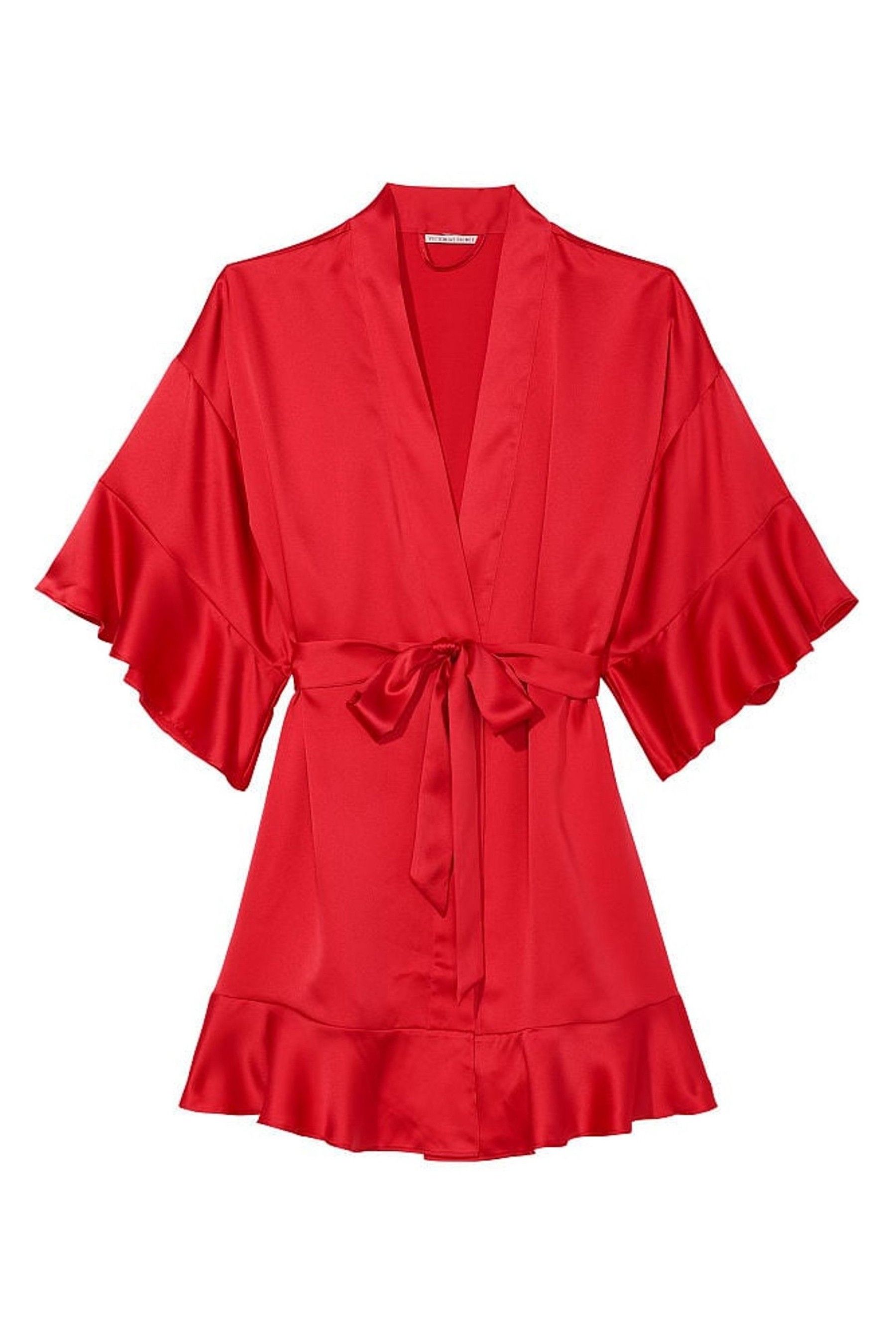 Buy Victoria's Secret Flounce Satin Robe from the Victoria's Secret UK online shop