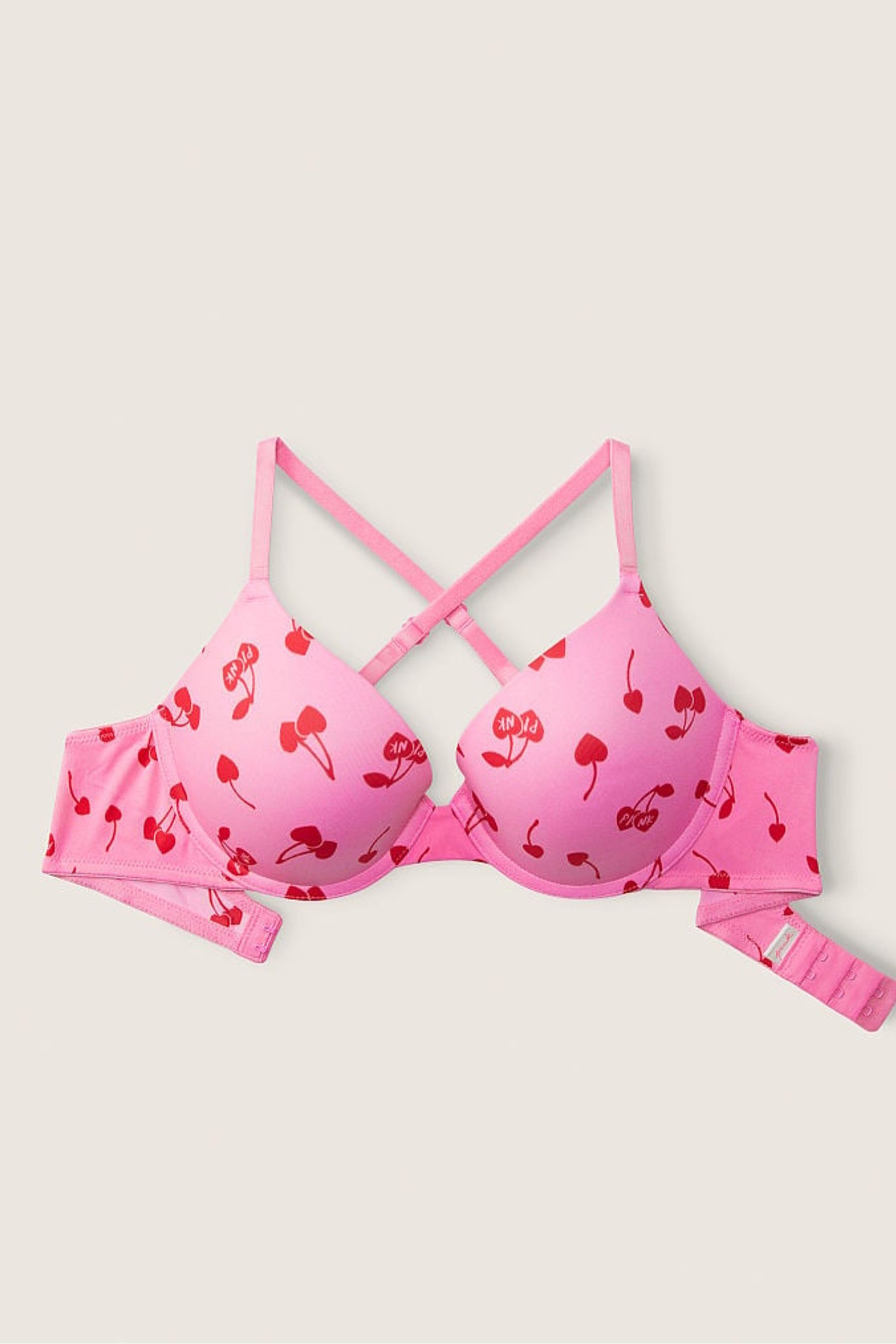 Buy Victoria's Secret PINK Wear Everywhere Smooth Push Up T-Shirt Bra ...