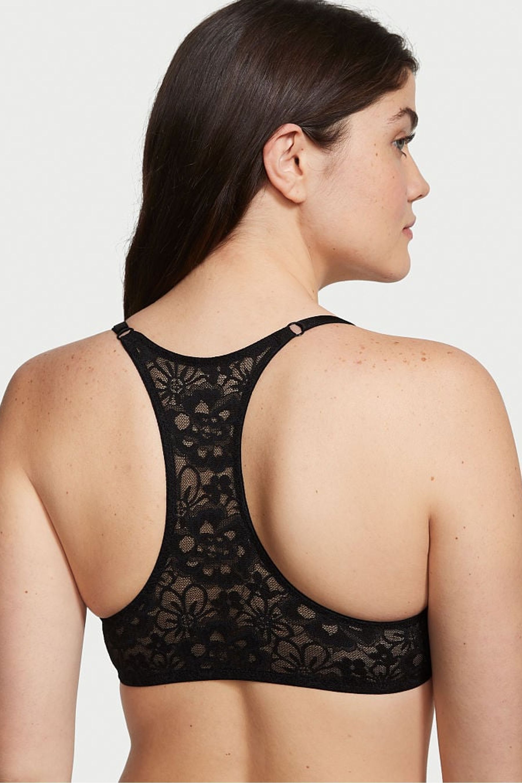 Buy Victorias Secret Lace Front Fastening Push Up T Shirt Bra From The