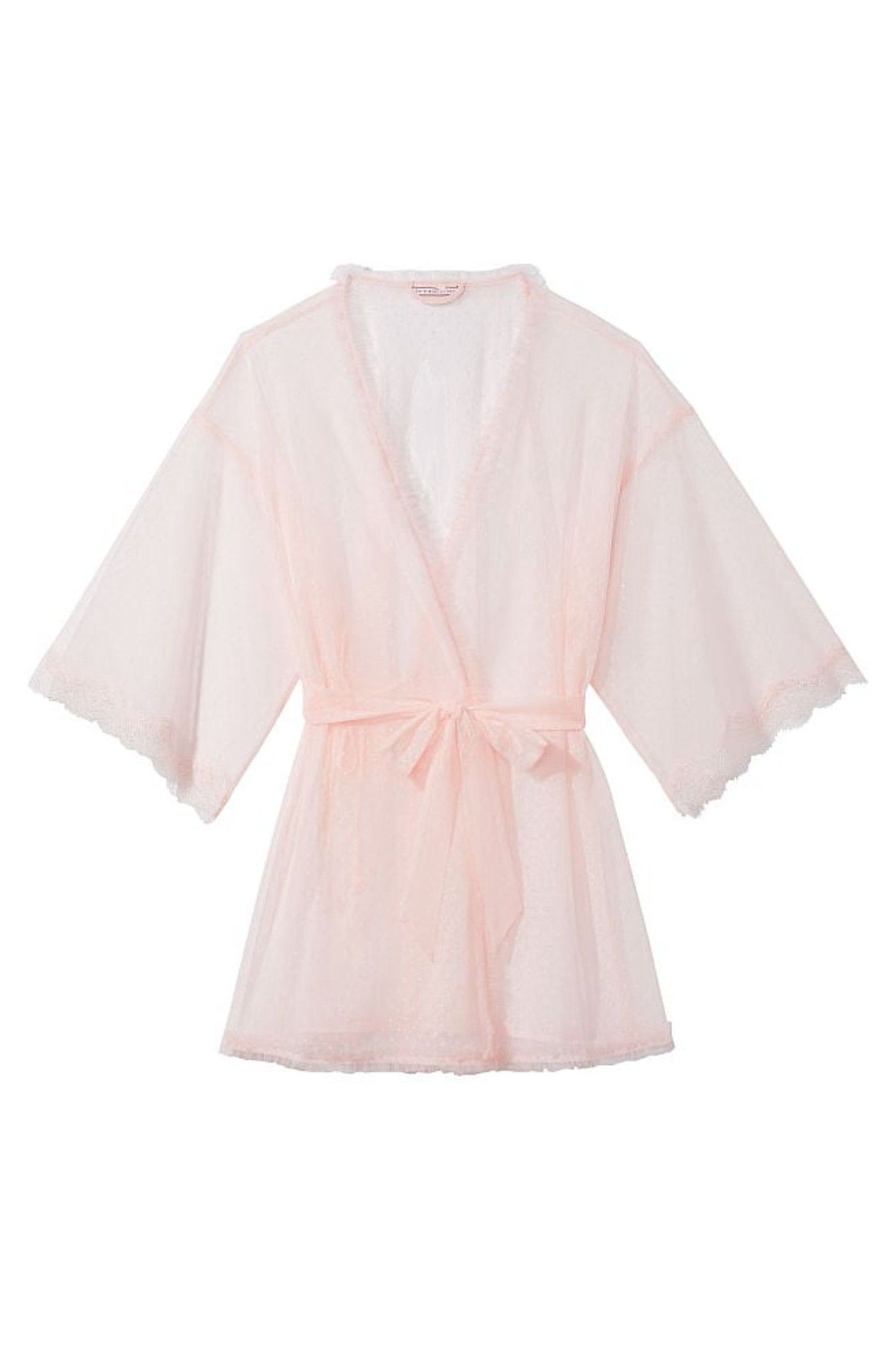 Buy Victoria's Secret Lace Long Sleeve Robe from the Victoria's Secret ...