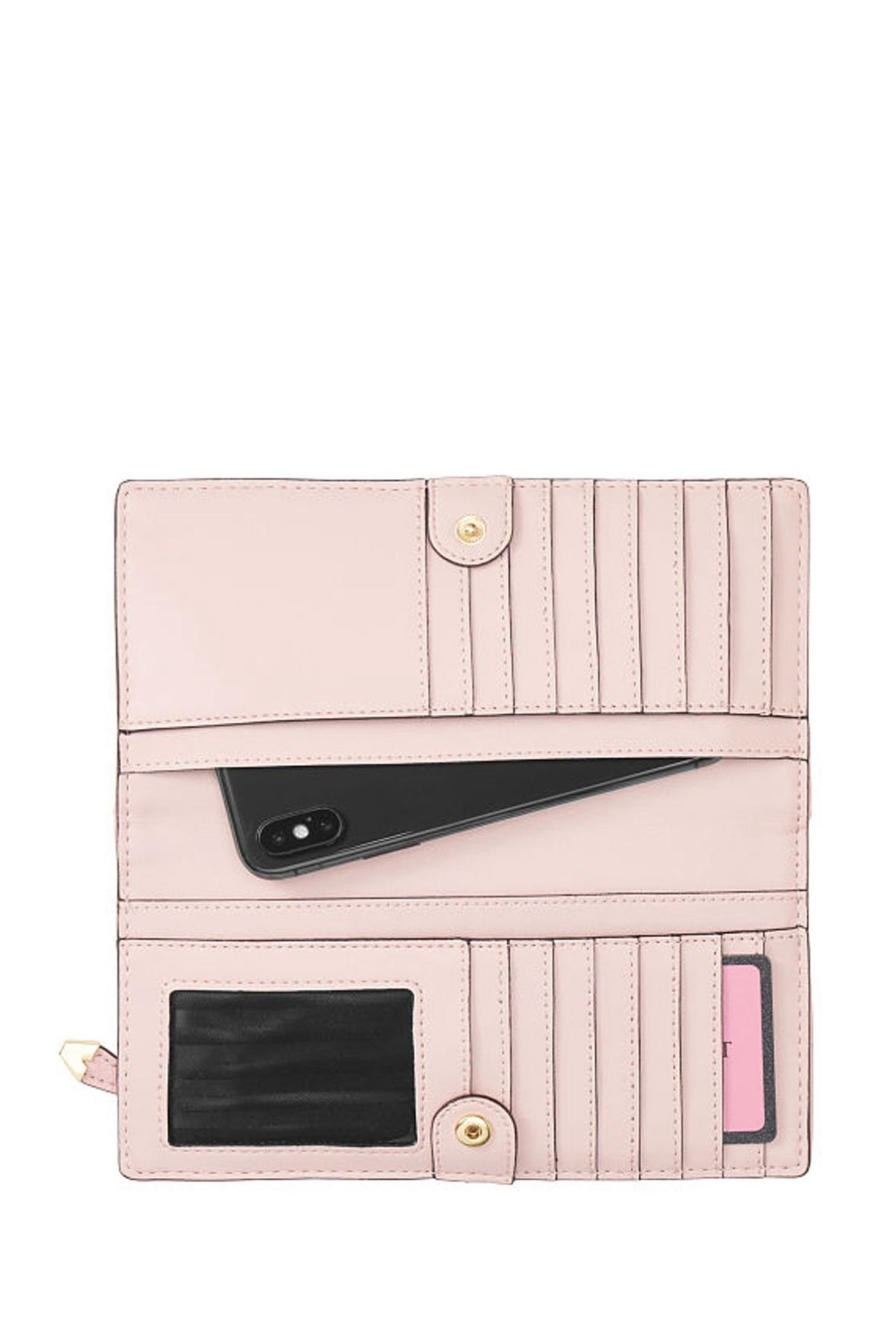 Victoria's Secret Studded VQuilt Slim Bifold Wallet | Victoria's Secret ...