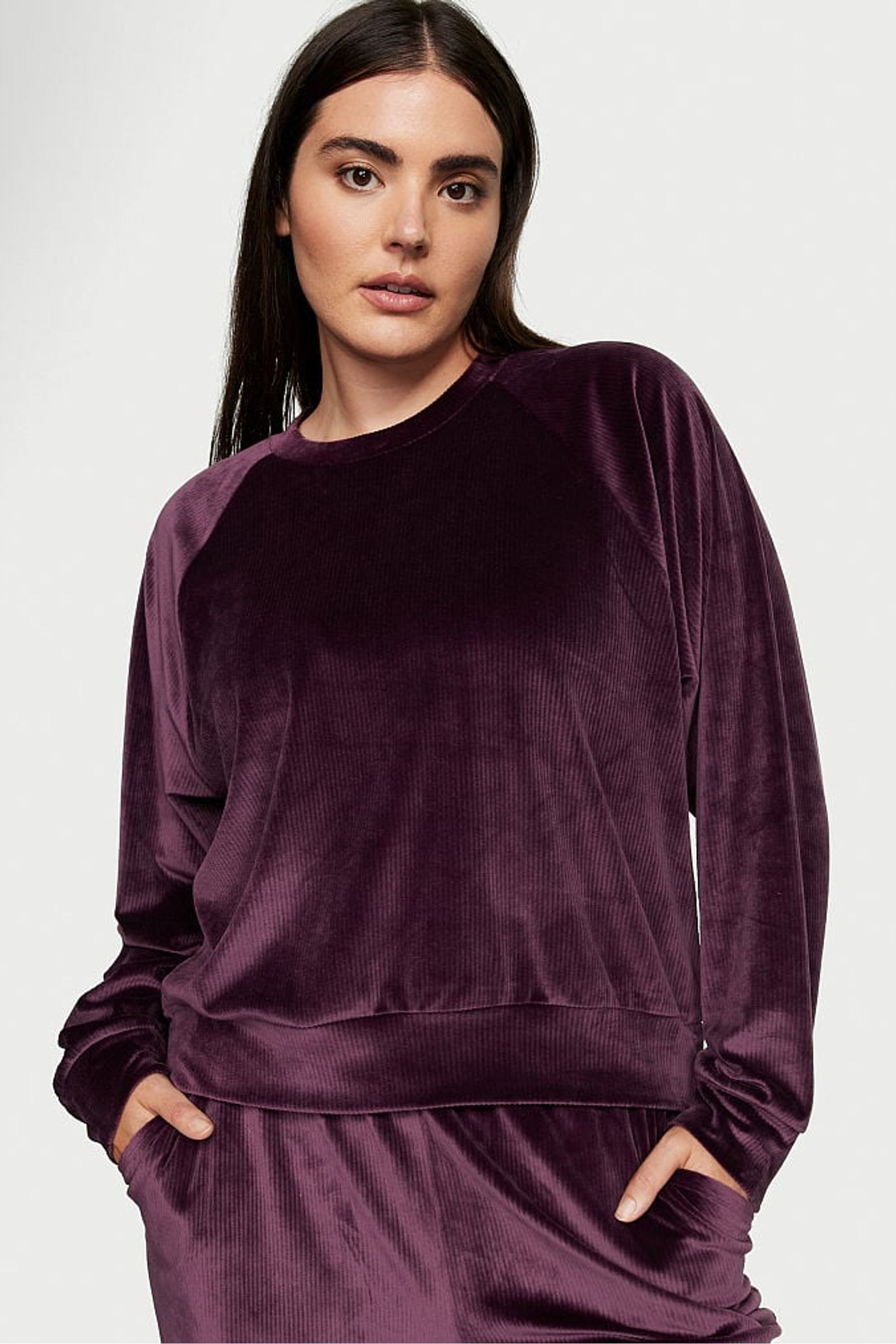 Buy Victoria's Secret Fleece Crew Jumper from the Victoria's Secret UK ...