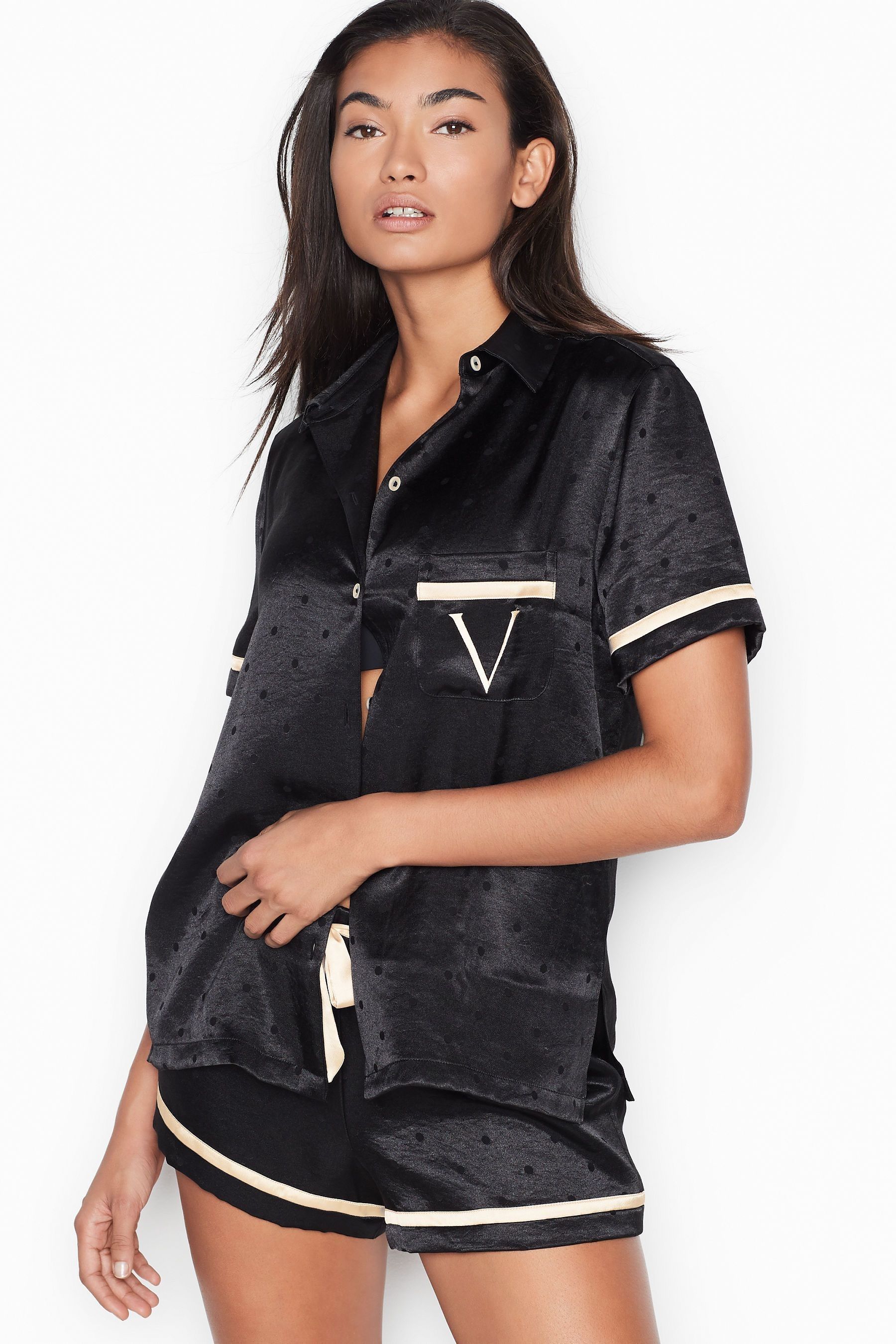 Victoria's Secret Satin Short Pyjamas | Victoria's Secret Ireland