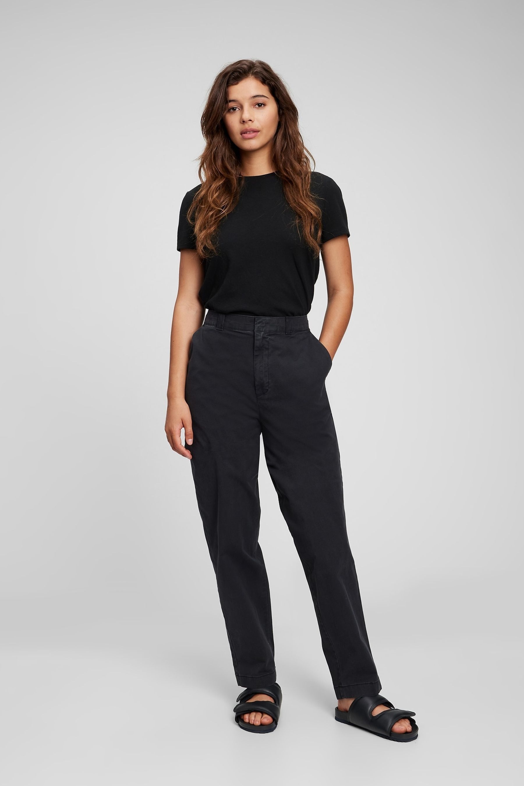 Buy Gap Loose Straight Leg Chinos from the Gap online shop