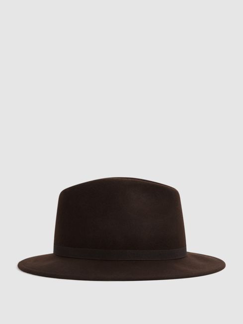 Reiss Clive Wool Trilby Hat - REISS