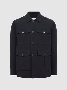 Reiss Hawke Four Pocket Field Jacket | REISS Rest of Europe