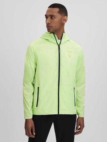 Castore Water Repellent Running Jacket in Iced Citrus Yellow - REISS