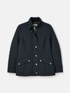 Buy Allendale Navy Blue Showerproof Diamond Quilted Coat from the ...