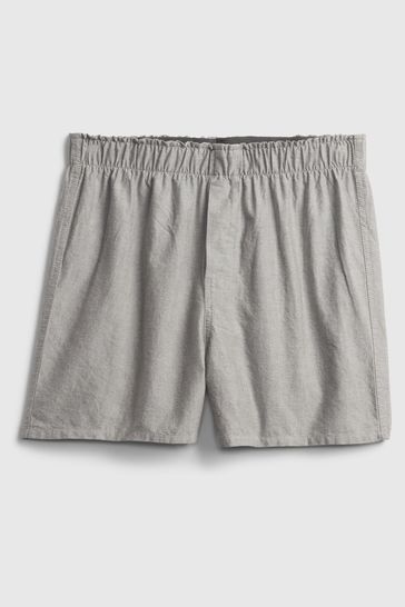 Buy Light Gray Oxford Boxers from the Gap online shop