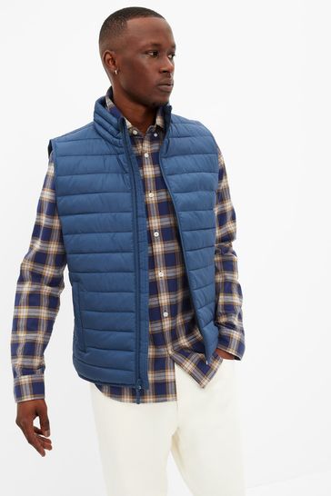 Buy Blue Cold Control Gilet from the Gap online shop