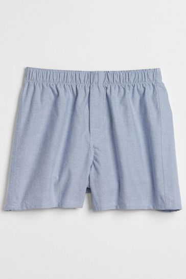 Buy Light Blue 4.5" Oxford Boxers from the Gap online shop