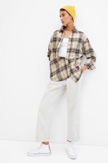 Buy Gap Long Sleeve Flannel Shirt from the Gap online shop