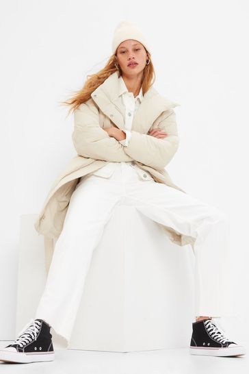 Buy Beige Duvet Wrap Puffer Coat from the Gap online shop