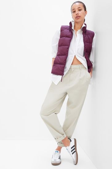 Buy Purple Cold Control Puffer Gilet Vest from the Gap online shop