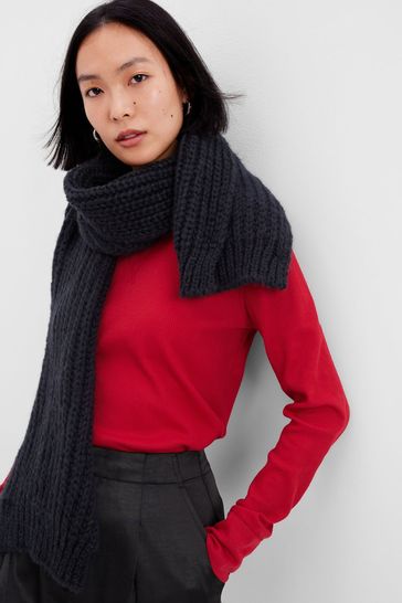 Buy Red Waffle Long Sleeve Crew Neck T-Shirt from the Gap online shop