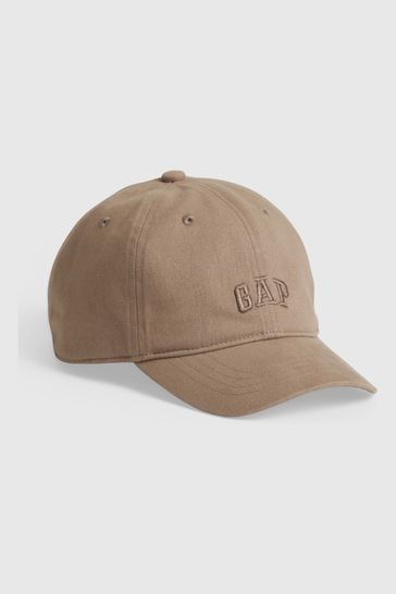 Buy Brown Logo Baseball Hat from the Gap online shop