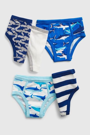 Buy Shark Briefs 5 Pack from the Gap online shop