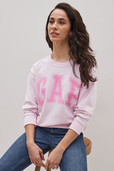 Buy Gap Logo Crew Neck Sweatshirt from the Gap online shop