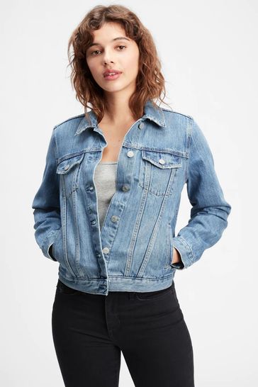 Buy Blue Icon Denim Jacket from the Gap online shop