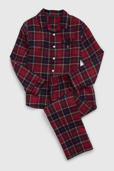 Buy Red Check Family Christmas Kids Pyjamas from the Gap online shop