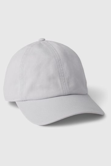 Buy Grey Organic Cotton Baseball Hat from the Gap online shop