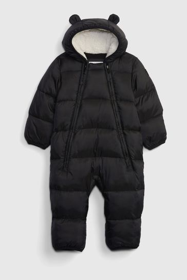 Buy Herringbone Puffer Water Resistant Baby Snowsuit from the Gap ...