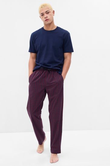 Buy Gap Check Pyjama Bottoms from the Gap online shop