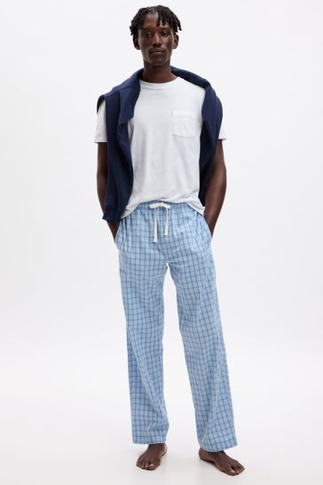 Buy Blue Soft Stripe Pyjama Bottoms from the Gap online shop