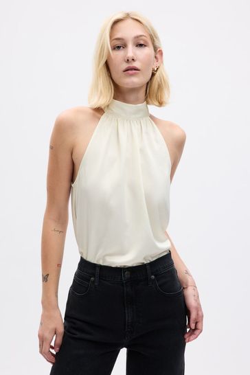 Buy Gap Satin Halter Neck Top from the Gap online shop