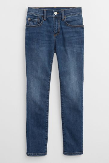 Buy Medium Blue Skinny Jeans from the Gap online shop