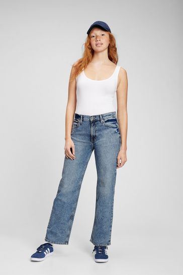 Buy Mid Rise '90s Loose Fit Jeans from the Gap online shop