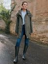 Buy Edinburgh Green Premium Waterproof Hooded Raincoat from the Joules ...